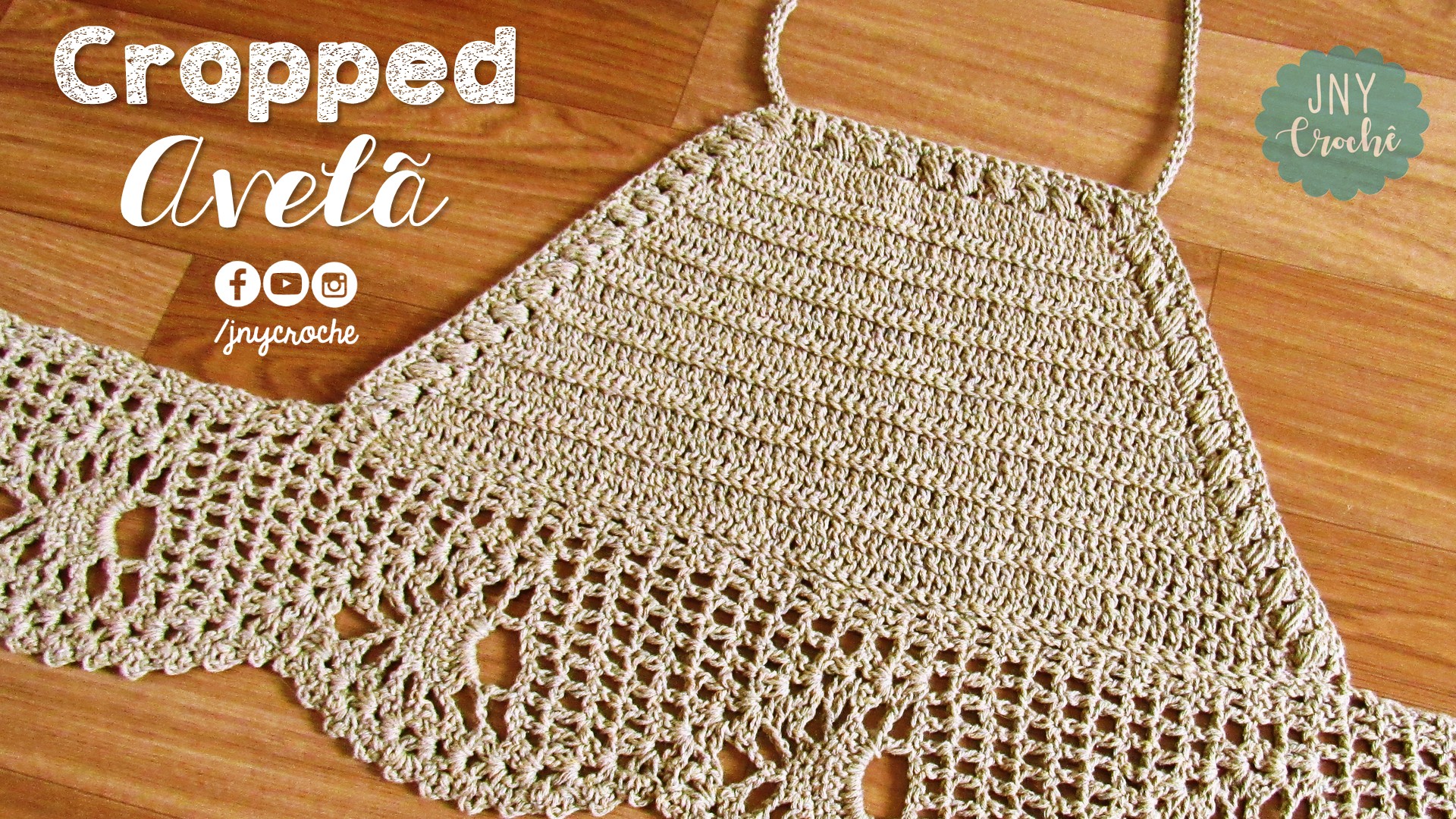 Top Cropped De Crochê Passo A Passo Jny Crochê