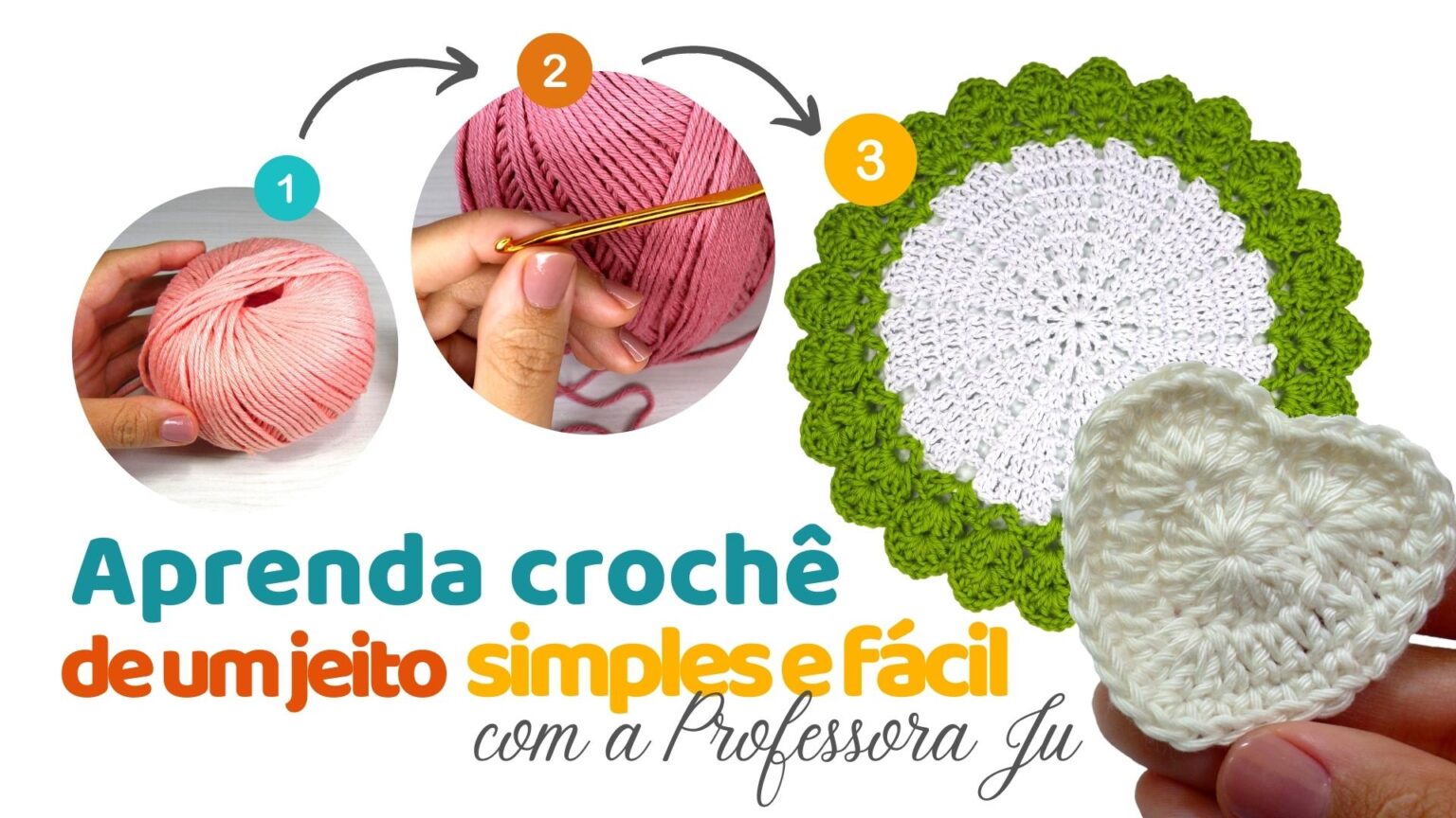 Crochê para iniciantes | JNY Crochê