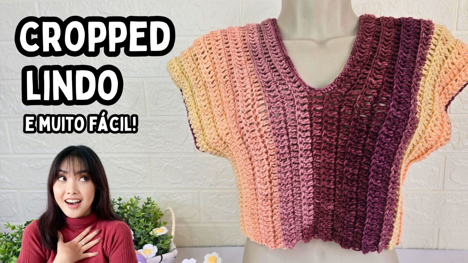 AULA DE CROCHÊ PARA INICIANTES PARA APRENDER CROCHÊ DO ZERO EM 5 PASSOS